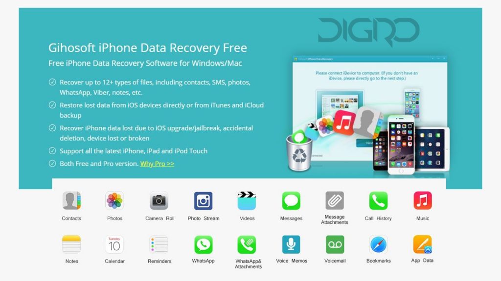 معرفی و بررسی Gihosoft؛ ریکاوری فایل های آیفون راحت‌تر از همیشه - دیجی رو